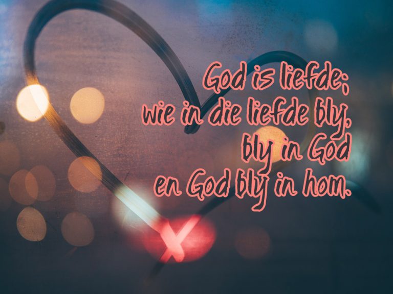 God is liefde - Kruispad e-tydskrif