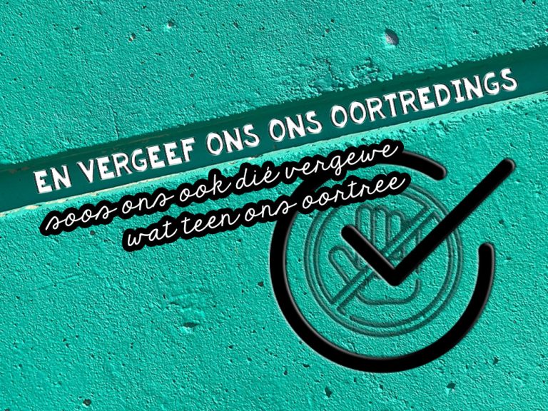 Christene wat vergifnis ontvang, moet ook ander vergewe - Kruispad e ...