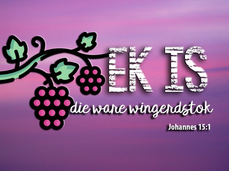 Jesus is die ware wingerdstok - Kruispad e-tydskrif