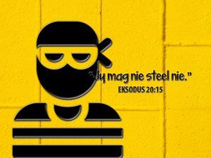 Wat beteken die agtste gebod vir jou? - Kruispad e-tydskrif