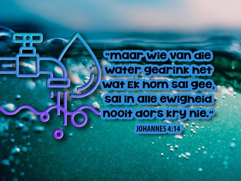 Hoe is die evangelie soos water? - Kruispad e-tydskrif