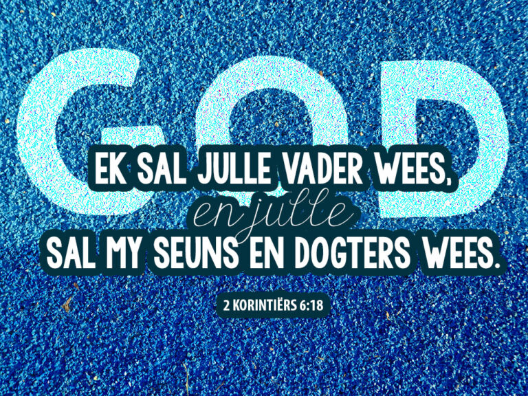 God as die gelowige se Vader - Kruispad e-tydskrif